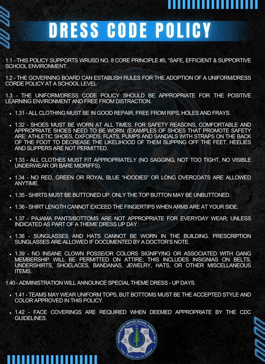 Dress Code Policy / Dress code